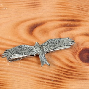 Red Kite Hawk Tie Clip Tack Slide UK Pewter Father's Day Gift 296 Ti - Etsy