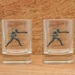 Pair of Boxer Shot Glasses Crystal With Pewter Motifs Ideal Boxing ...