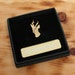 Roe Deer Gold Plated Pin Lapel Badge Deer Stalking British Wildlife ...
