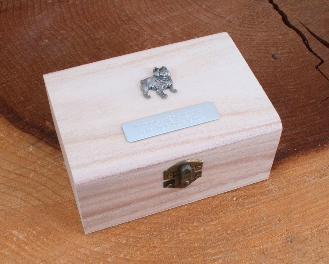 Urne personnalisée en bois pour animaux de compagnie avec cendre ou ...