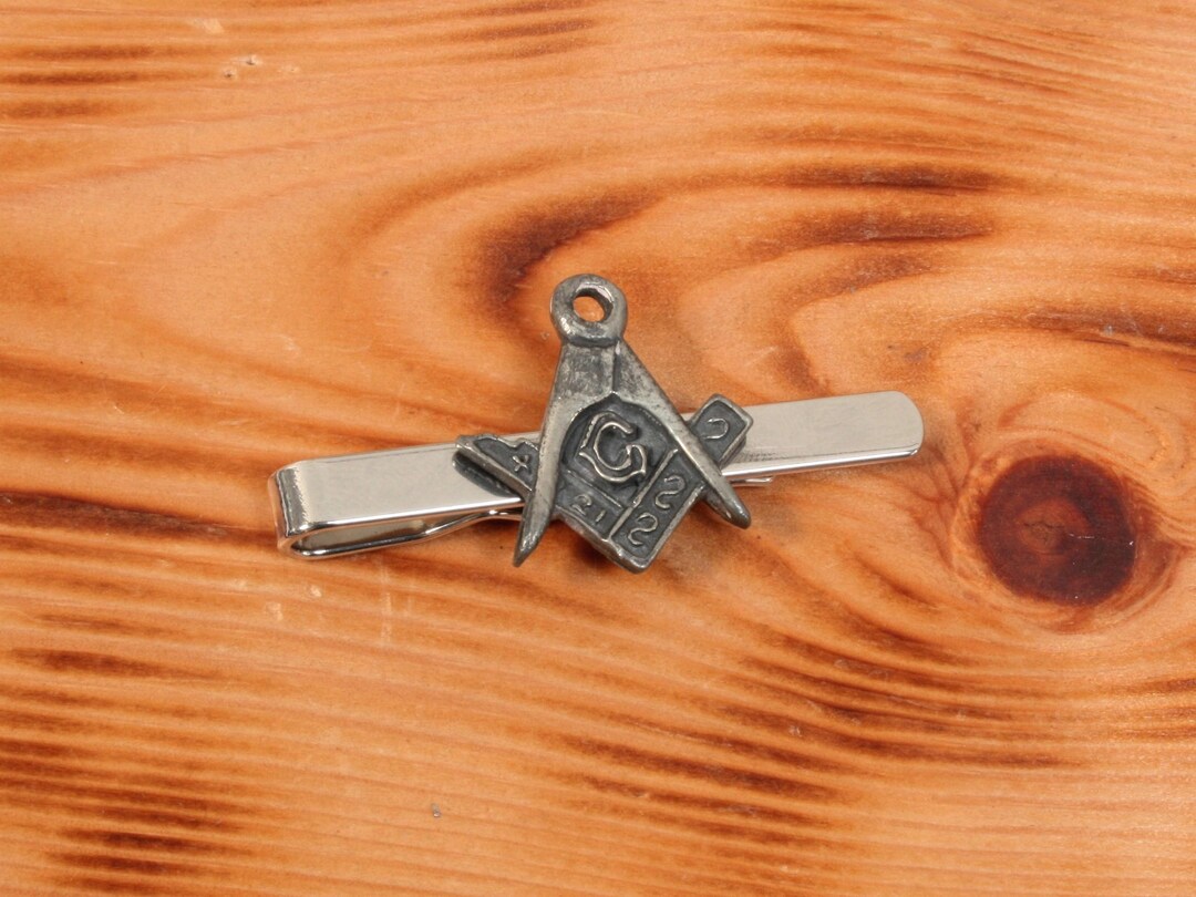 Masonic and Templar Tie Clip Tack Slide UK Handmade Necktie Clip ...