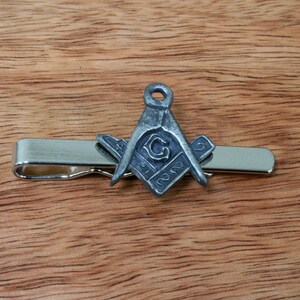 Masonic and Templar Tie Clip Tack Slide UK Handmade Necktie Clip Gift ...