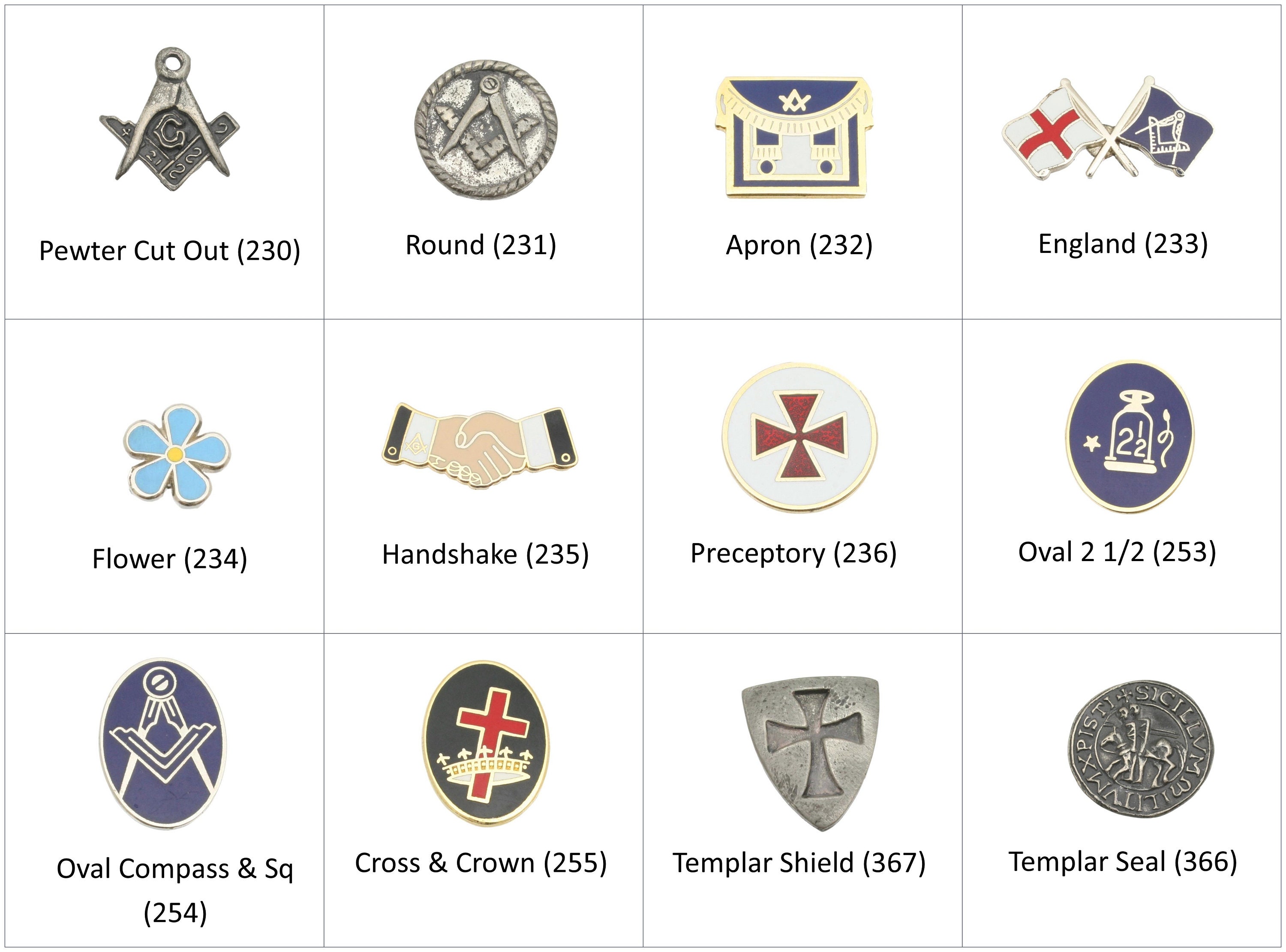 Masonic and Templar Cribbage Board Wooden Two Sizes Crib League ...