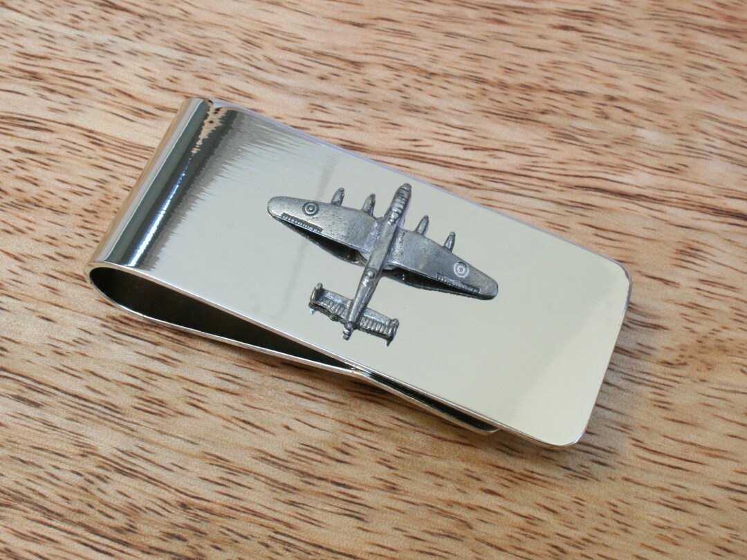 Military Planes Money Clip Metal Mens Free Engraved Hurricane F15 ...