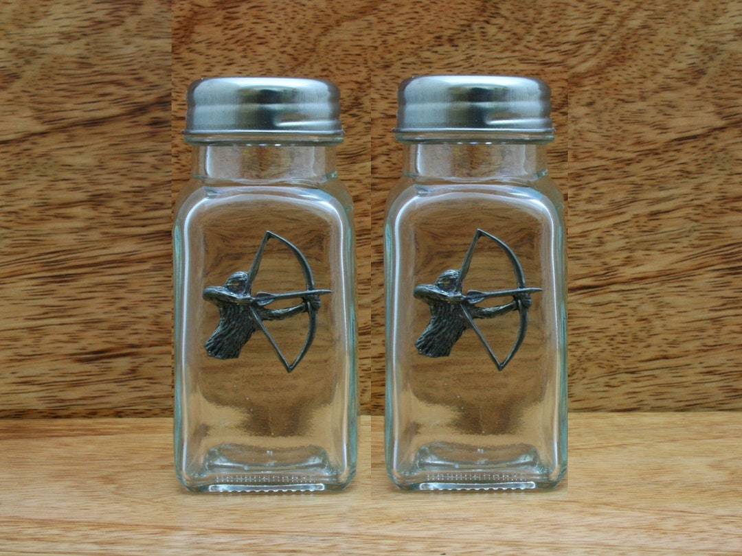 Greek Mythology Glass Salt and Pepper Shakers With Screw Top for Home ...