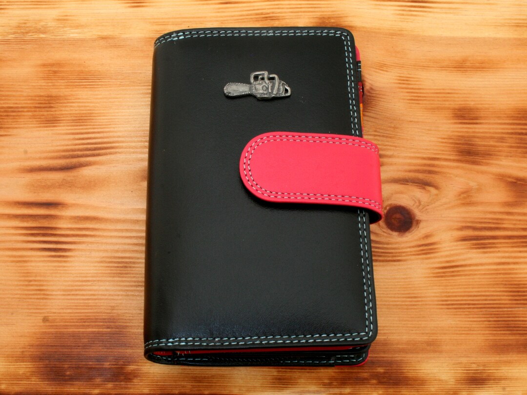 Candian Icons Ladies Leather Purse RFID Safe With Zip Coin Pouch Womens ...
