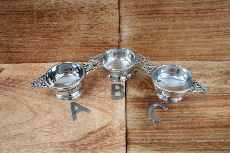 Masonic and Templar Quaich Pewter Cup Drinking Bowl - Etsy