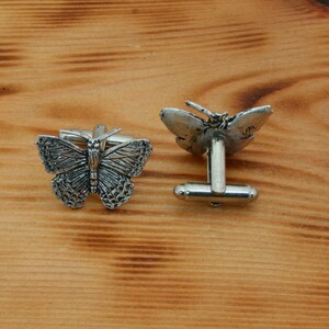 Butterfly Cufflinks Pewter UK Handmade Garden Insects Christmas Gift ...