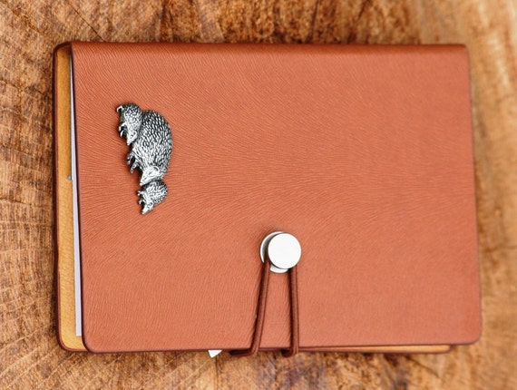 Hedgehog F Pewter Design A6 Notebook Pocket Size Notepad Ideal - Etsy