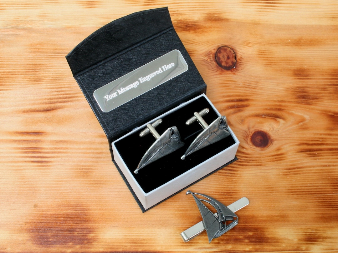 Boats and Vessels Cufflinks and Tie Clips Pewter UK Handmade Nautical ...