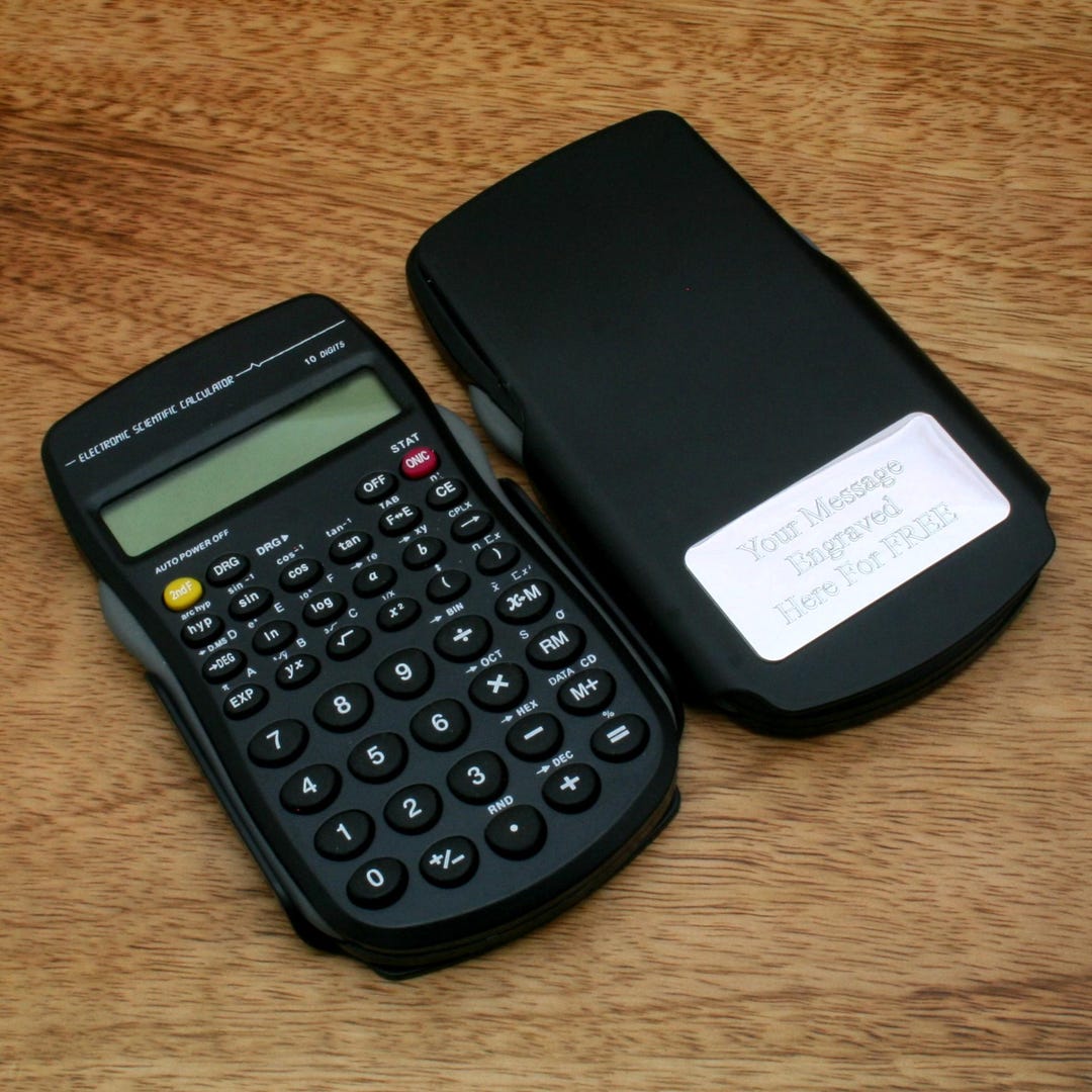 Personalised Scientific Calculator Perfect Maths Gift Ct - Etsy