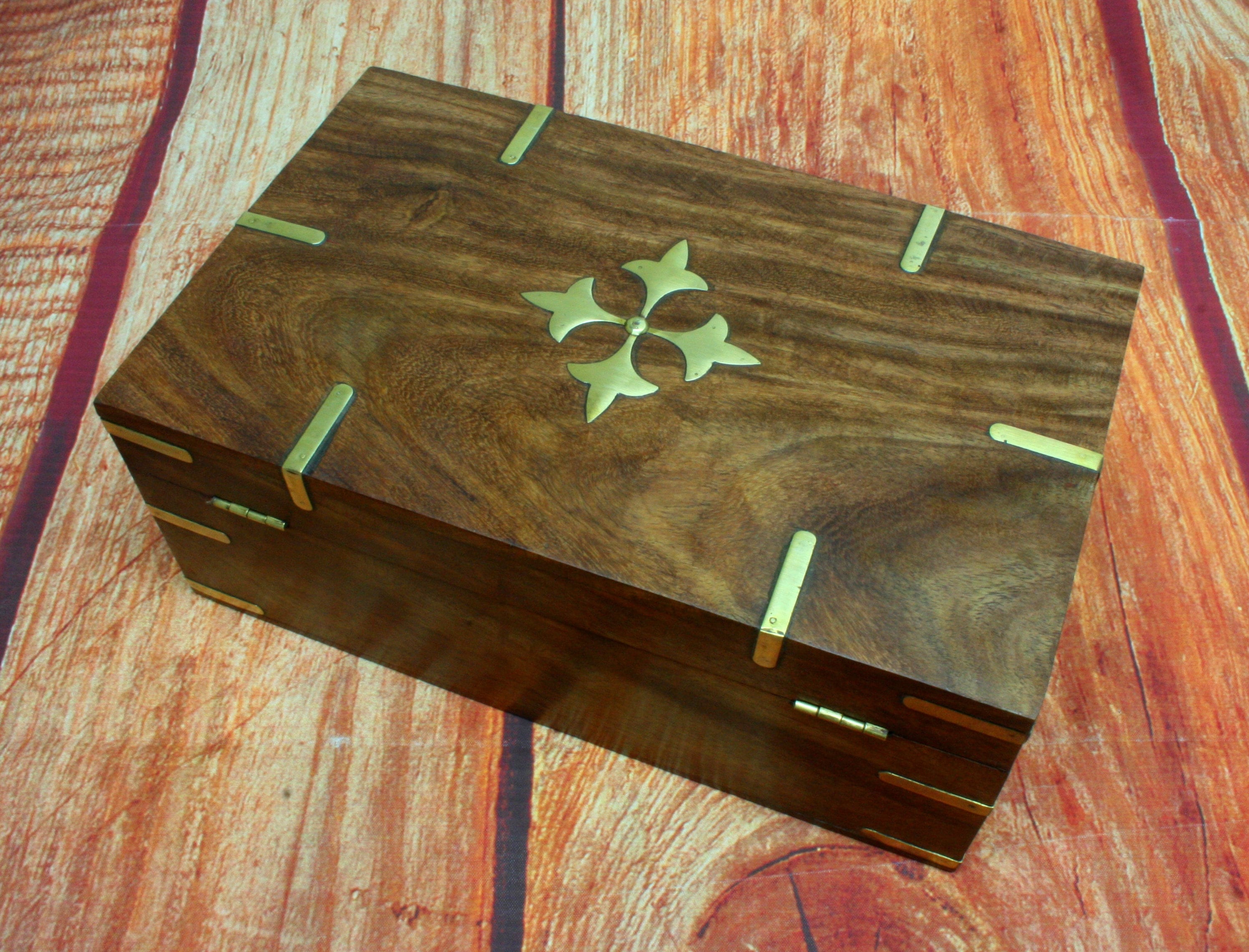 Royal Navy Crown and Anchor Wooden Memory Box With Personalised Free ...