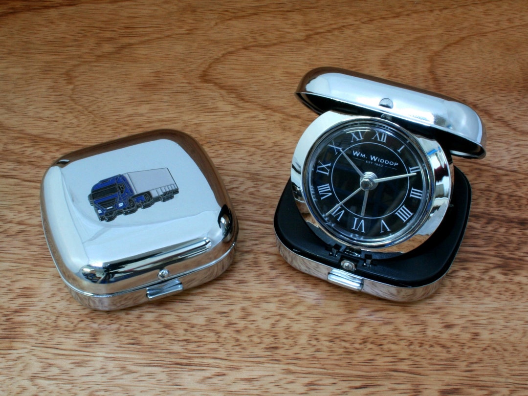 Vans and Vehicles Flip up Alarm Clock Portable Quartz Movement off ...
