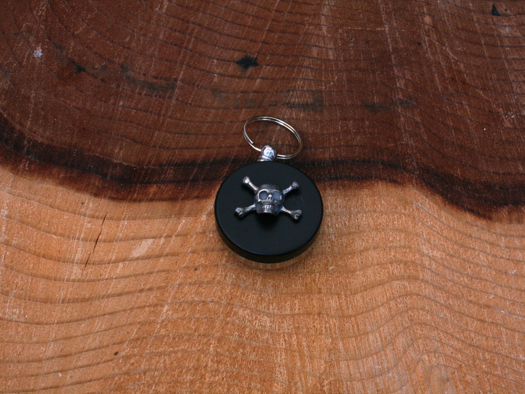 Skull & Cross Bones Retractable Key ID Lanyard Holder Belt Clip 415 - Etsy
