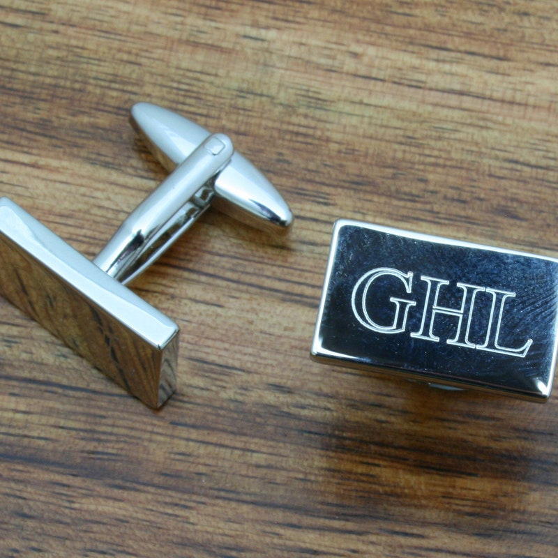 Engraved Cufflinks - Etsy