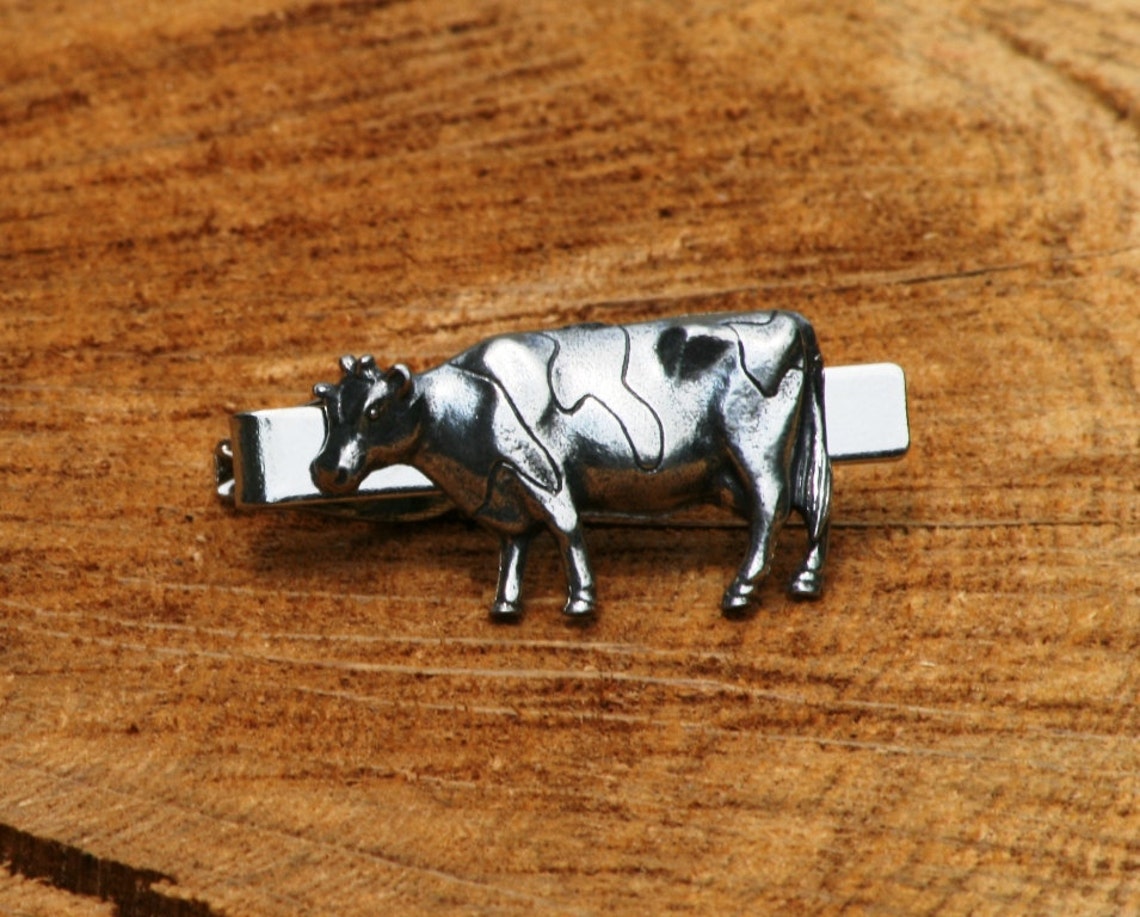 Cow Tie Clip Tack Slide Bar UK Handmade Dairy Farming - Etsy