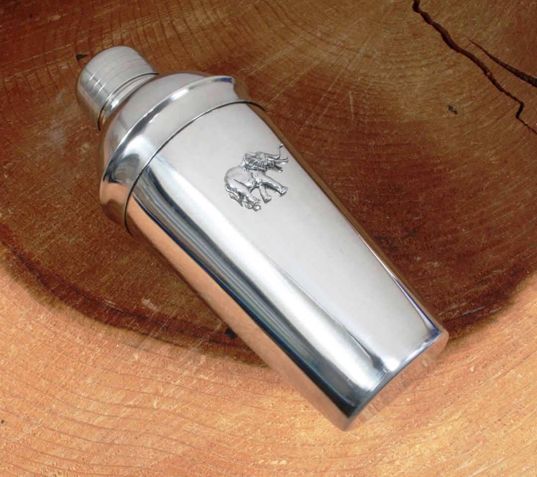 Elephant Cocktail Shaker Mixer With Built in Strainer Cocktail 116 Ck ...