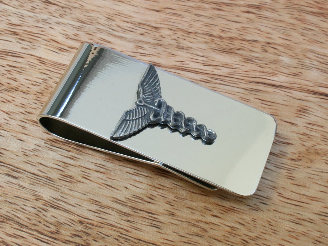 Greek Mythology Money Clip Metal Mens Free Engraved Atlas Medusa ...