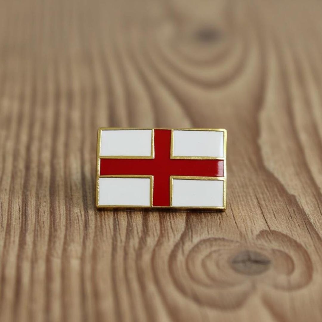 St. George’s Cross Lapel Pin Badge – England Flag Enamel Pin - Etsy UK