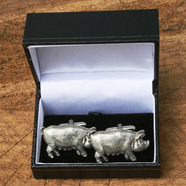 Pig Cufflinks - Etsy Canada