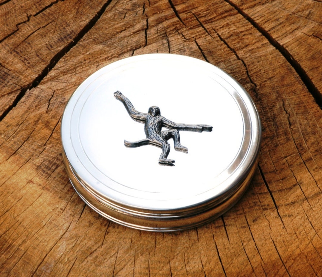 Monkey Trinket Jewellery Box English Pewter Ladies Christmas - Etsy