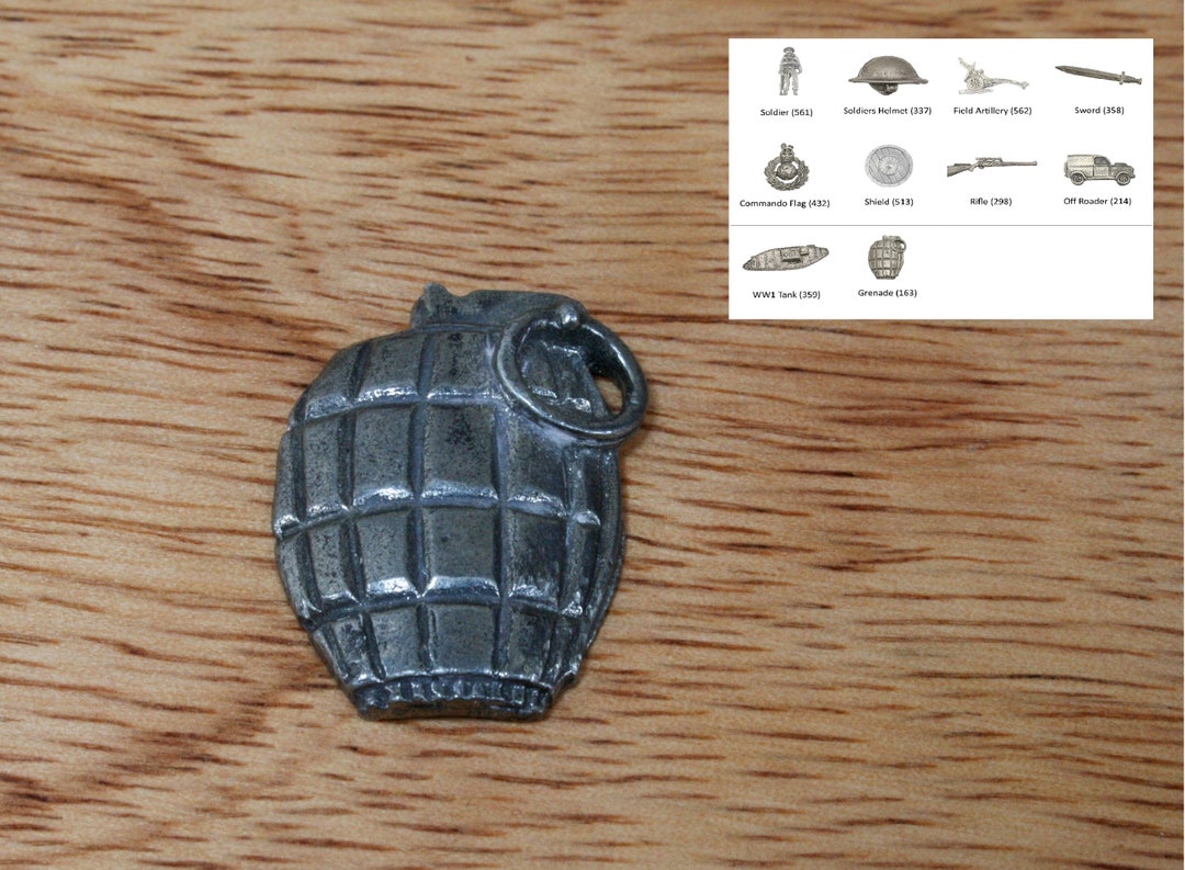 Army Pin Lapel Brooch Badge or Fridge Magnet Soldier Tank Artillery ...