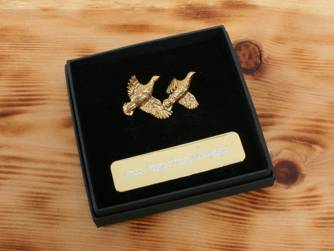 Partridge Gold Plated Pin Lapel Badge Gamebird Shooting Country ...