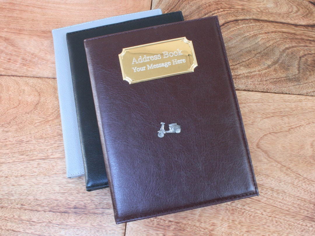 Mods & Punks Address Phone Book Telephone Contacts A-Z Personalised ...