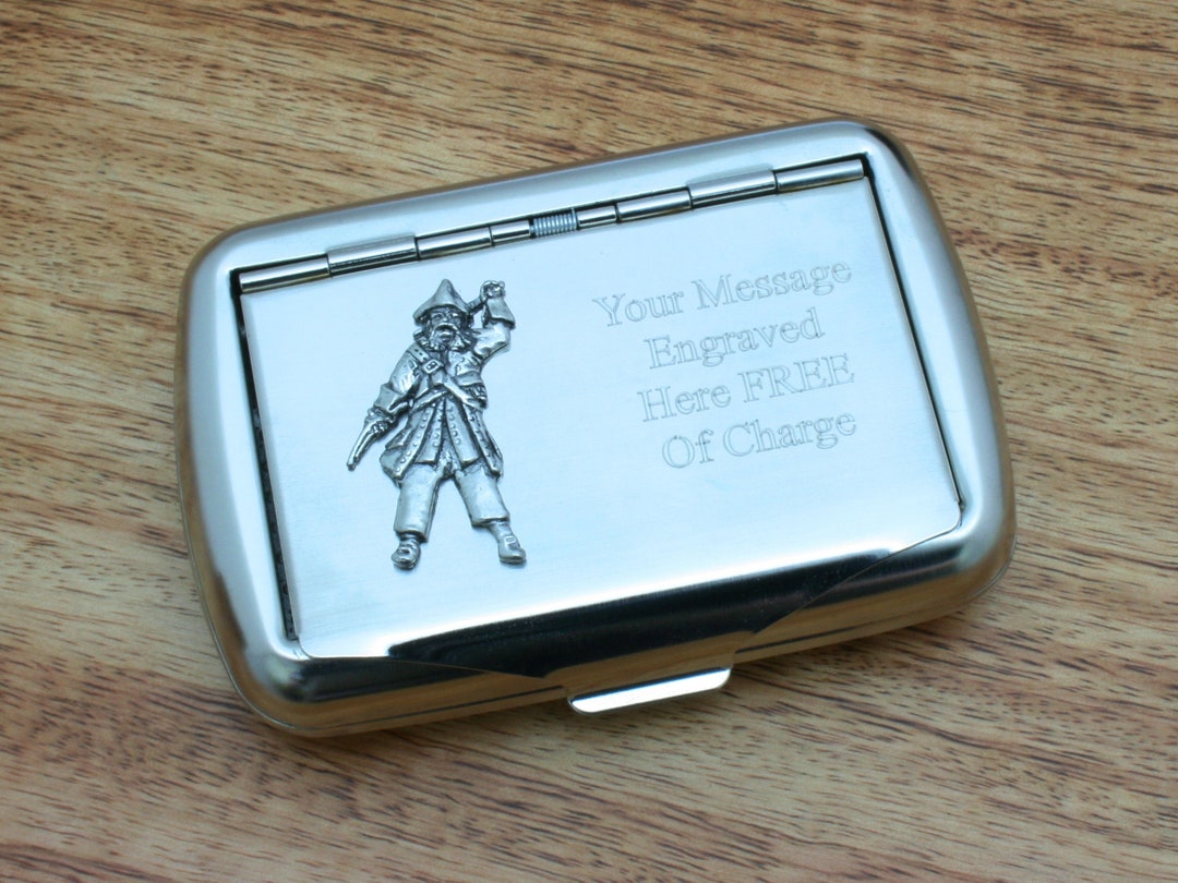 Pirates Tobacco Tin Hand Rolling Cigarette Tin Personalised Free ...