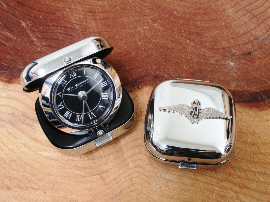 RAF Regiments Flip up Alarm Clock Portable Quartz Movement Military ...