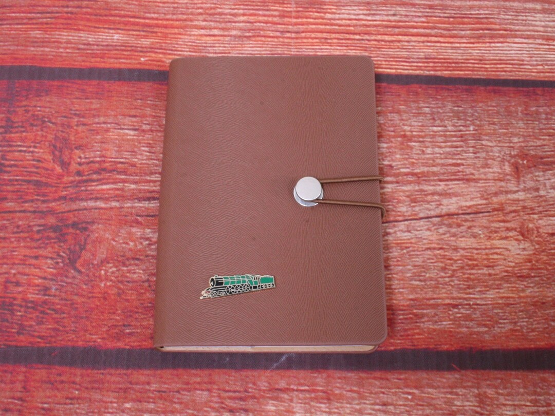 Trains and Railways Design Notebook A6 Pocket Size Notepad Flying ...