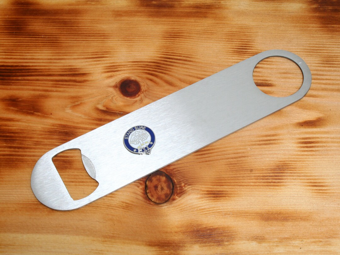 Clan Crests Bottle Opener Stainless Steel Bar Tool Waiters Friend ...