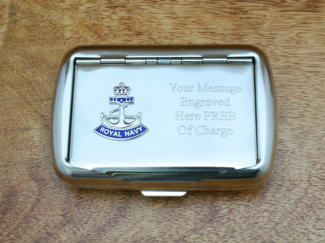 Royal Navy Regiments Tobacco Tin Hand Rolling Cigarette Tin Free ...