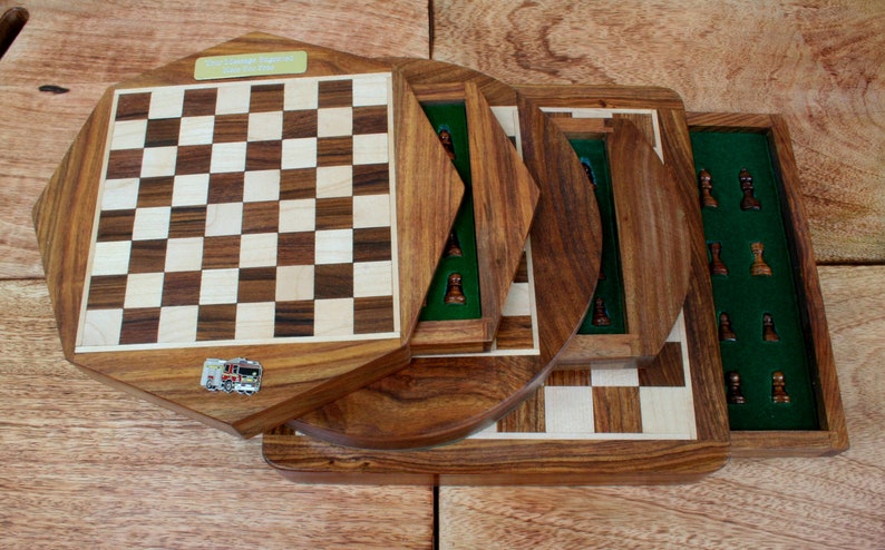Emergency Services Chess Set Square, Octagonal or Round Magnetic Board ...