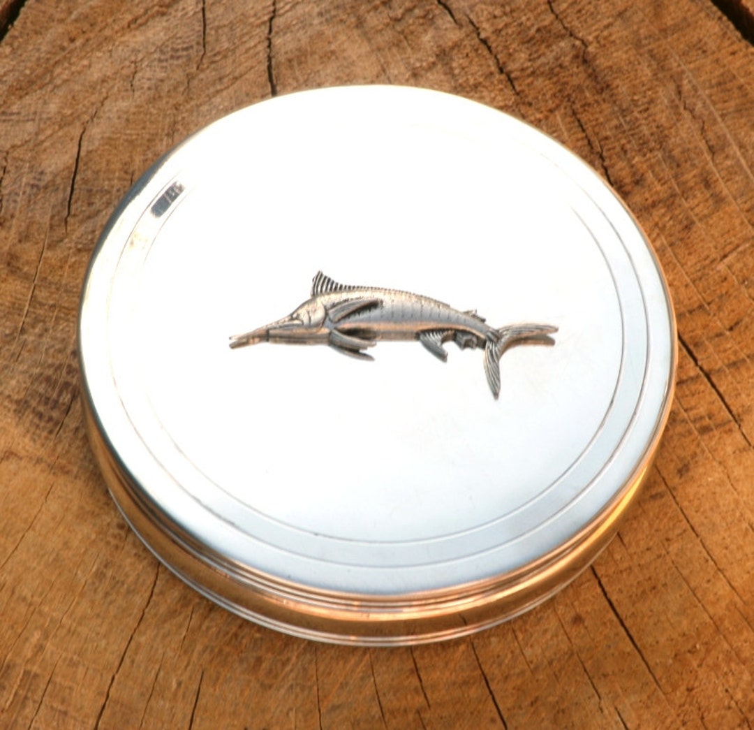Marlin Fish Trinket Jewellery Box Ladies Fishing Fathers Day Gift 228 ...