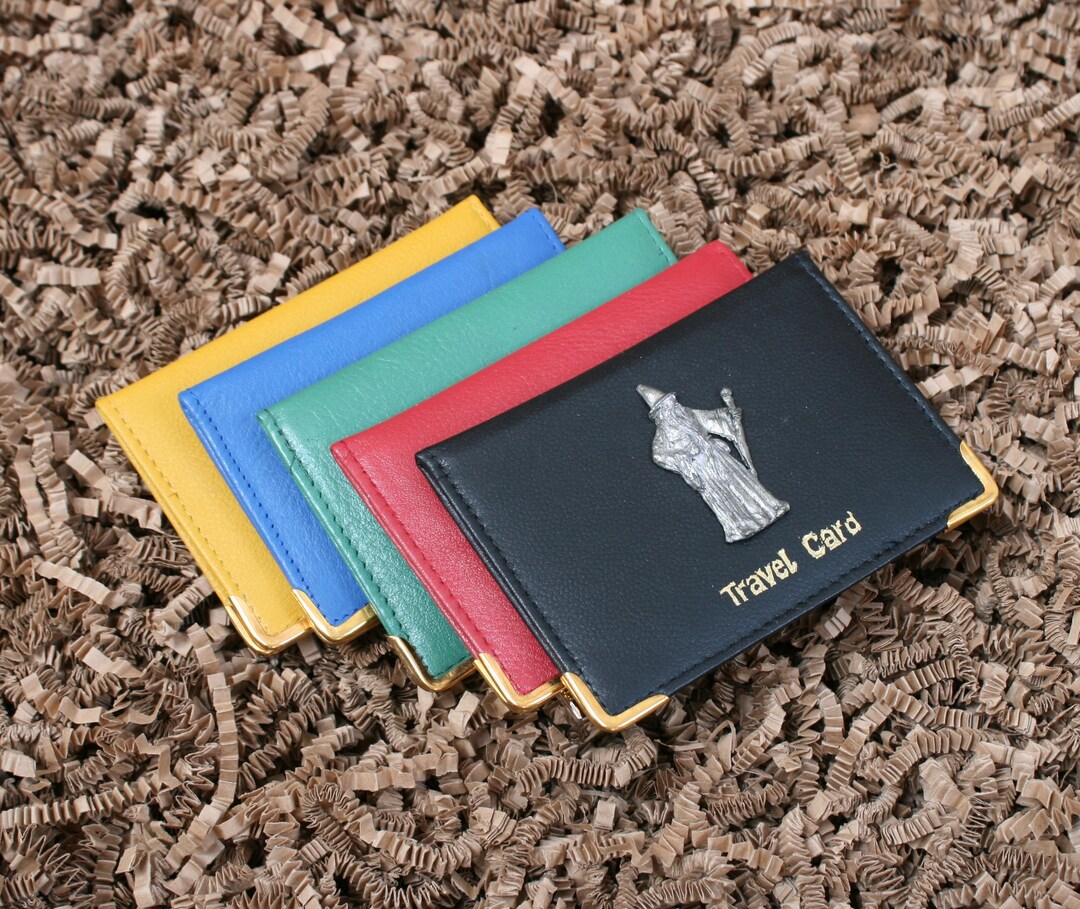 Mythology and Fantasy Bus & Train Pass Wallet ID Holder in Black ...