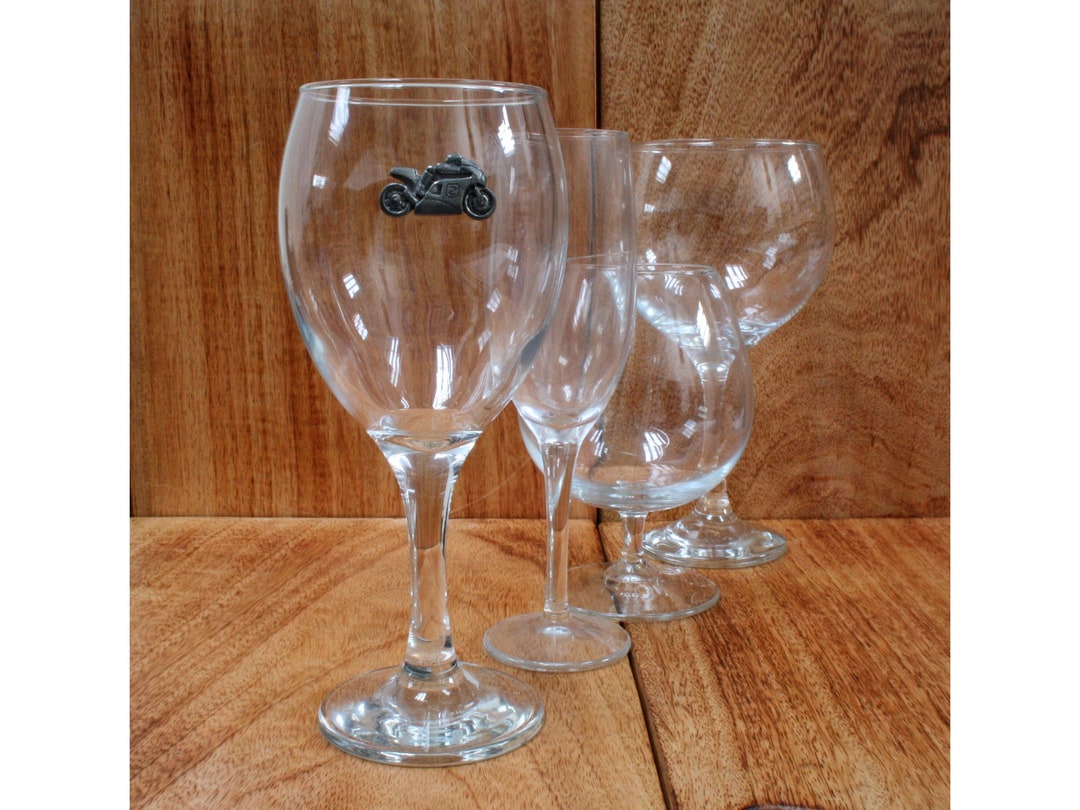 Racing Cars and Motorbikes Balloon Gin Glass Wine Glass Brandy Glass ...