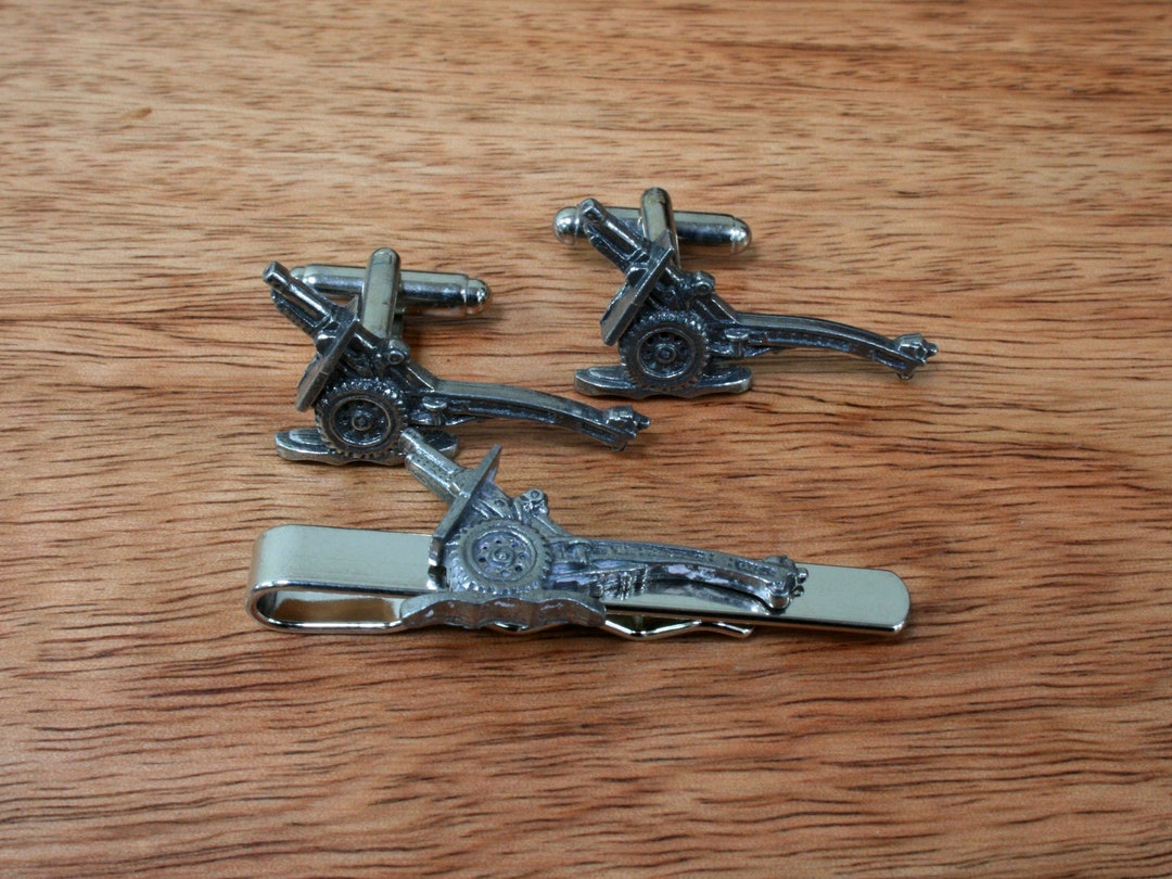 Buy Army Cufflinks and Tie Clips Pewter UK Handmade Soldier Tank ...