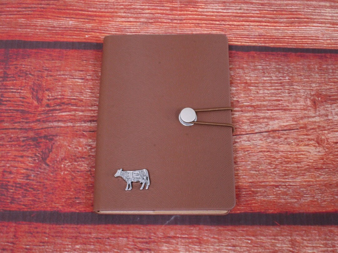 Butchers Animals Design Notebook A6 Pocket Size Notepad Cow Pig Sheep ...