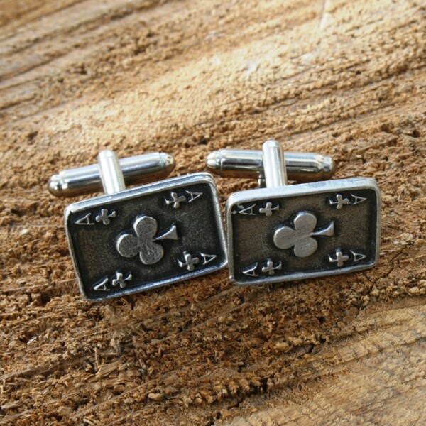 Card Cufflinks - Etsy