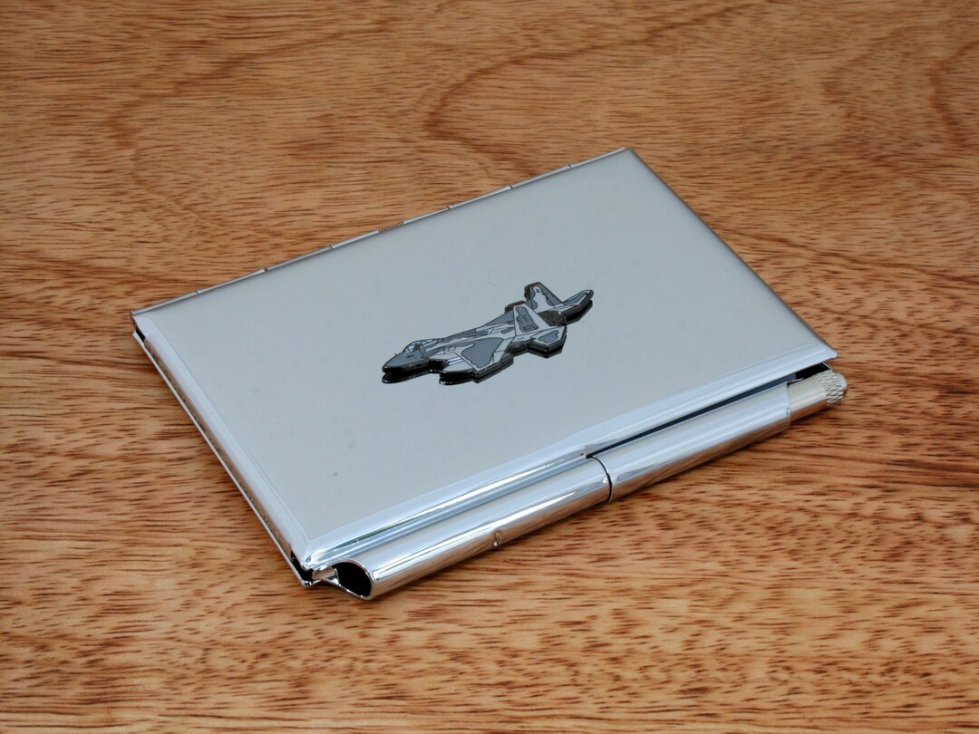Military Planes Metal Notepad Memo Card Holder With Personalised Free ...