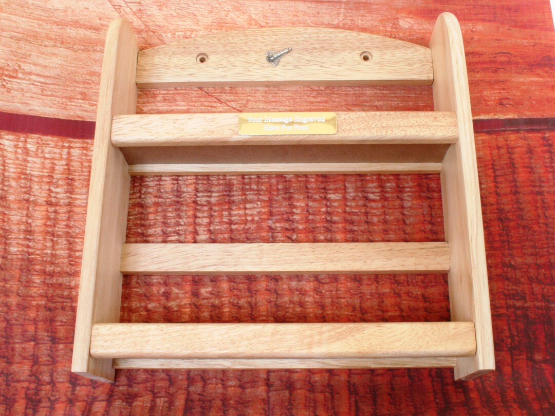 Space & Rockets Spice Rack Herb Holder Wooden Storage Shelve ...