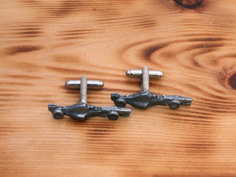 Racing Cars and Motorbikes Cufflinks and Tie Clips Pewter UK Handmade ...