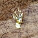 Roe Deer Gold Plated Pin Lapel Badge Gift 302 - Etsy UK
