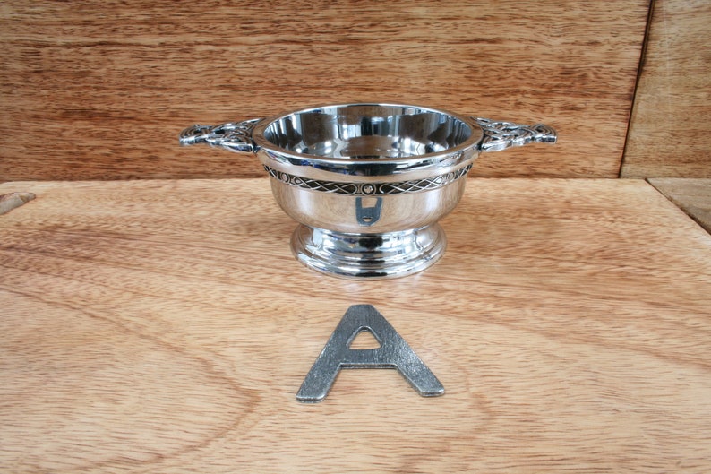 Masonic and Templar Quaich Pewter Cup Drinking Bowl - Etsy