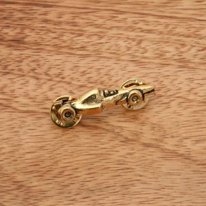Race Car Racing Gold Plated Pewter Pin Lapel Badge Motorsport Birthday ...