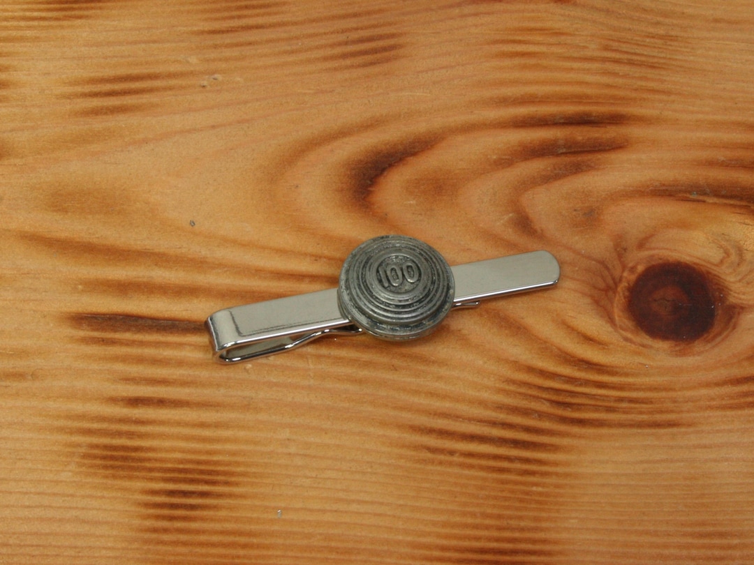 Clay Shooting Tie Clip Tack Slide UK Handmade Necktie Clip Birthday ...