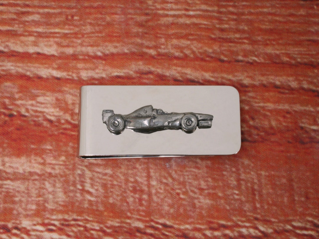 Racing Car and Motorbikes Money Clip Metal Mens Free Engraved ...