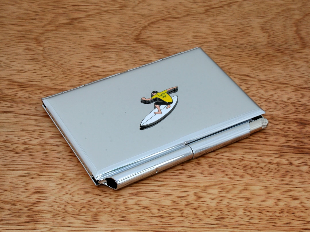 Australian Symbols Metal Notepad Memo Card Holder With Personalised ...