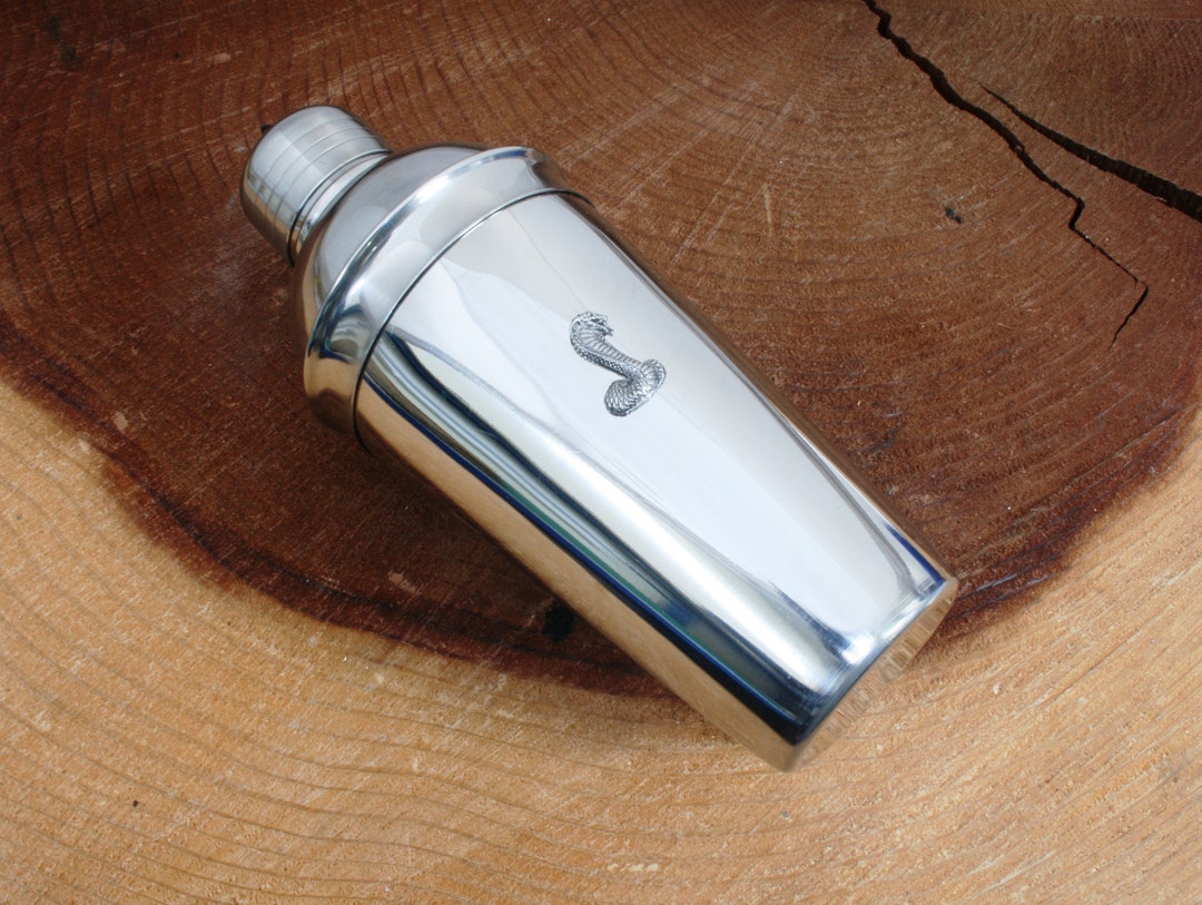 Snake Cocktail Shaker Mixer With Built in Strainer Barware Free ...